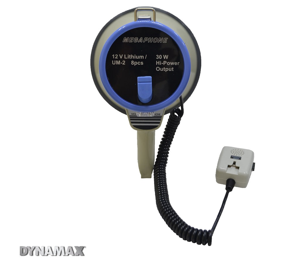 DYNAMAX SR88SU 30W Megaphone with Siren, USB, SD, AUX, Mute, Rechargea – CSH Online Store
