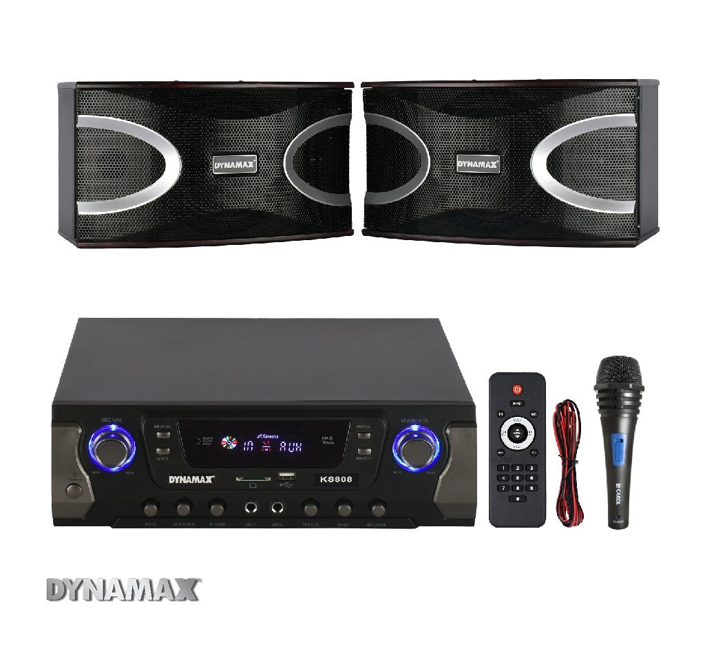 DYNAMAX KS808 Home Karaoke Set Karaoke System 8 inch Karaoke Speakers ...