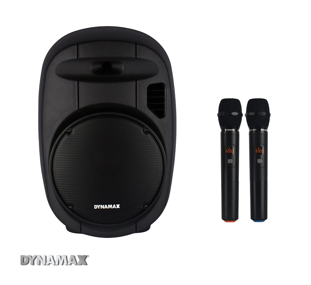 DYNAMAX PRO315 15" 180W Bluetooth Portable Active PA Speaker System wi ...