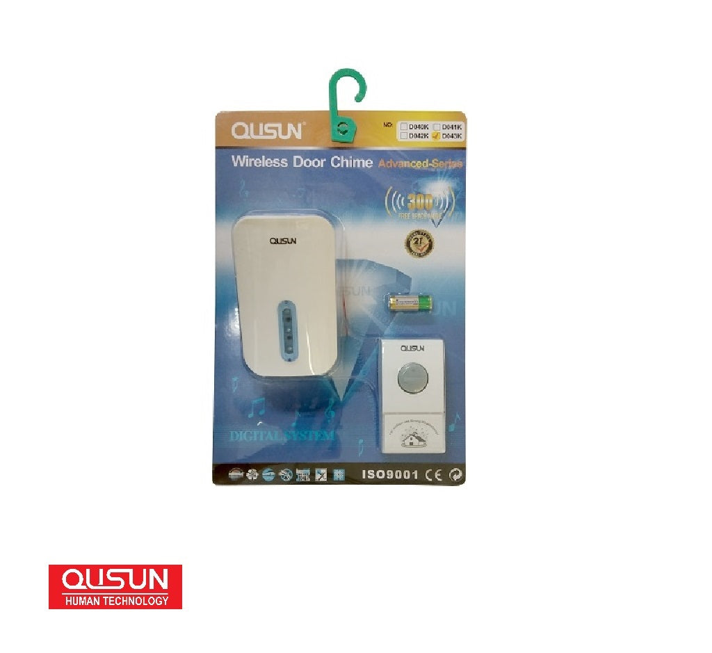 QUSUN D043KACB Wireless Door Chime With 38 Songs – CSH Online Store