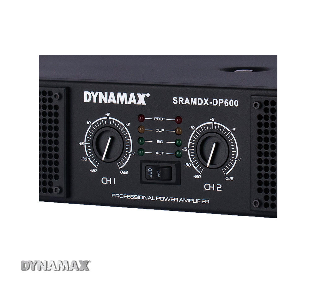 DYNAMAX DP600 490W Power Amplifier – CSH Online Store