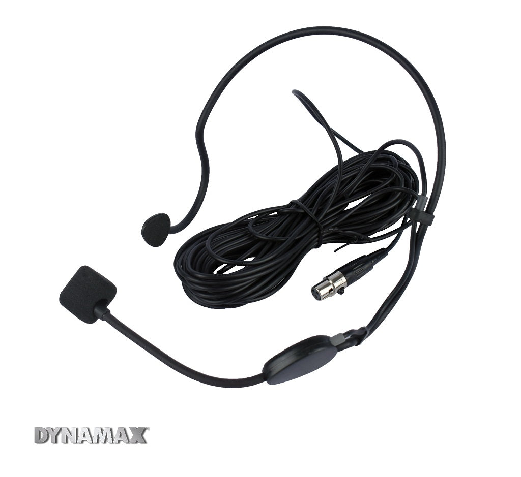 DYNAMAX EM136XLR Headset Microphone with Phantom Power Adaptor – CSH ...
