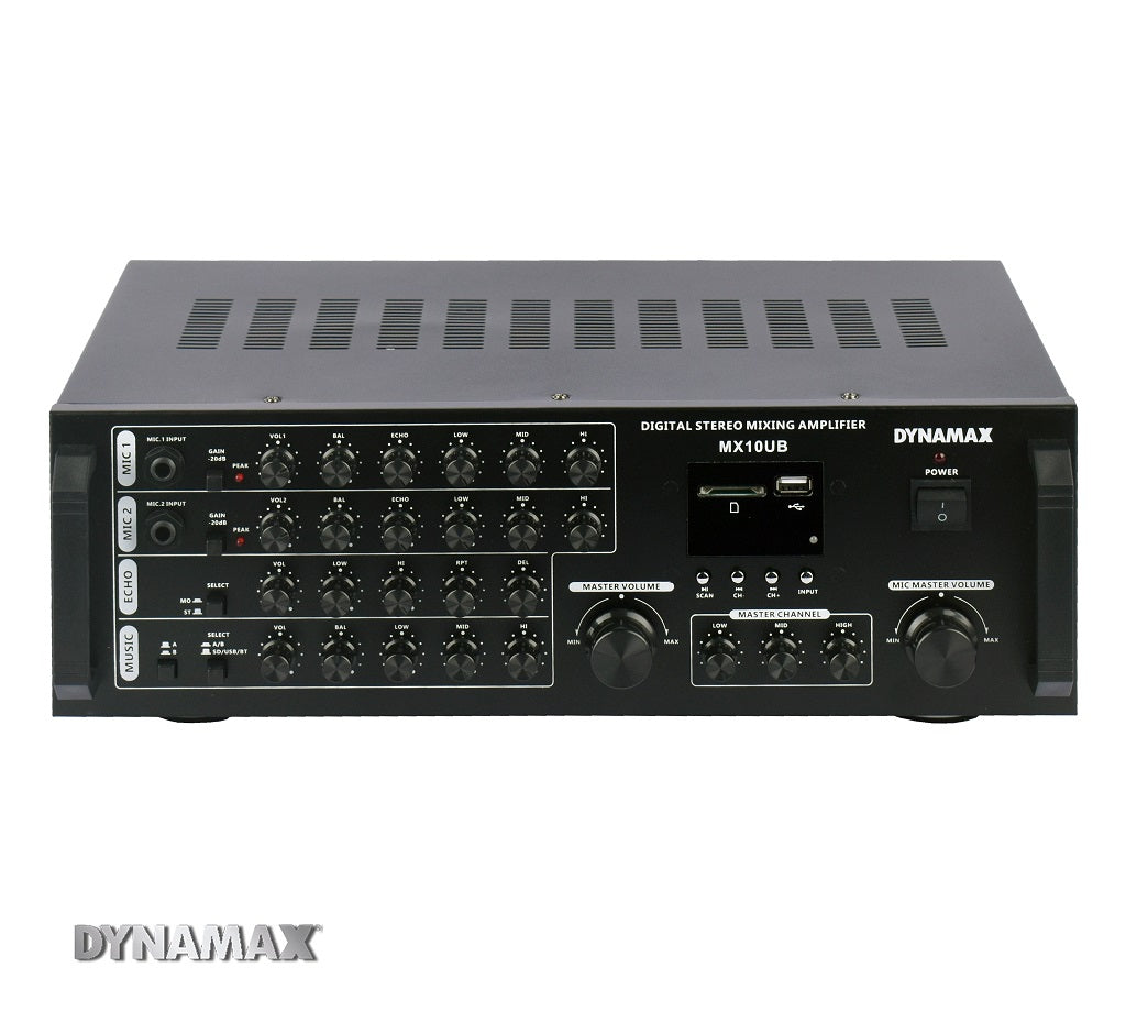 DYNAMAX MX10UB Professional Stereo Karaoke Mixer Amplifier – CSH Online ...